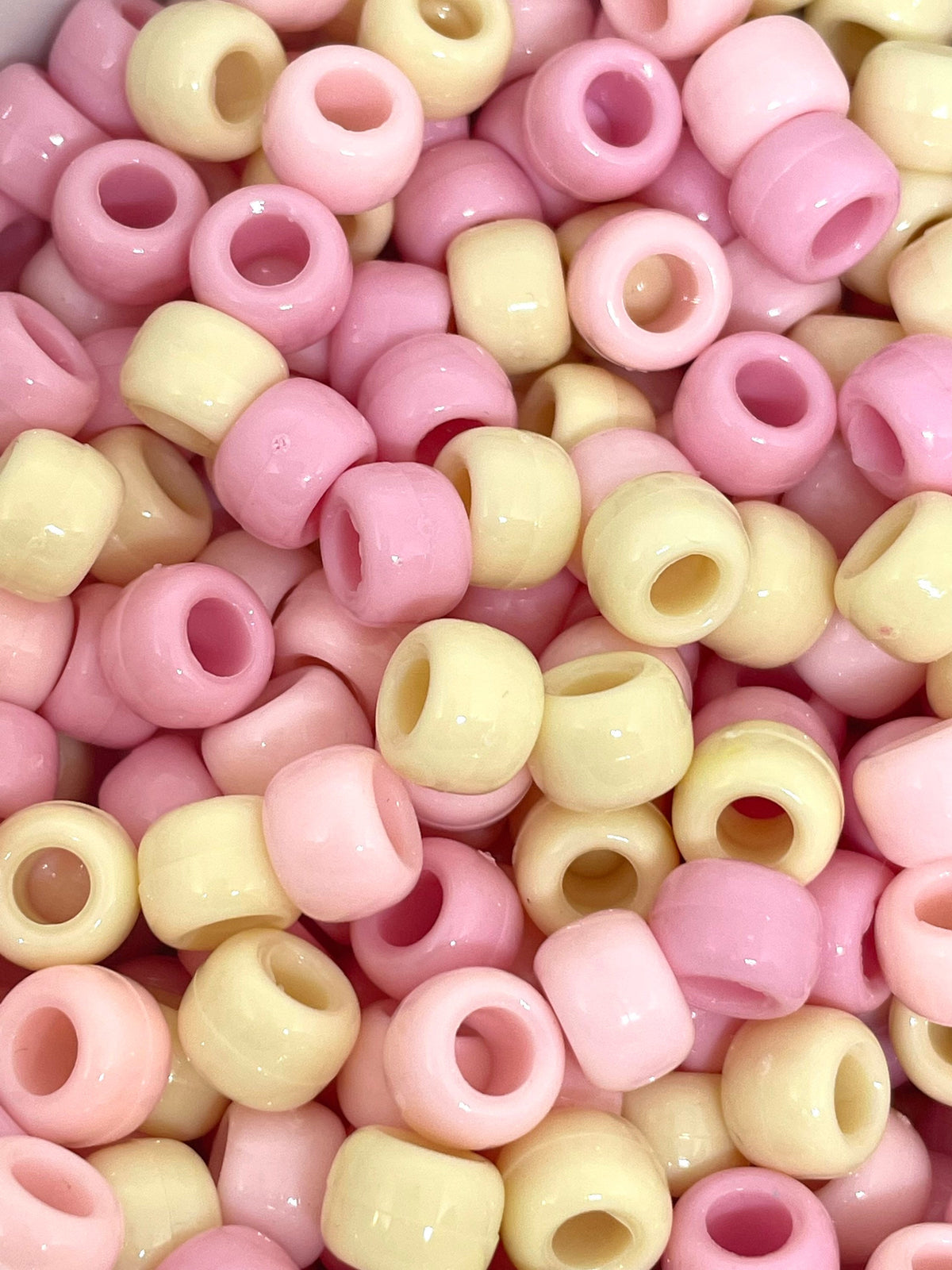 Pastel Tea Beads, Rose Theme Beads for Jewelry Making, Lolita Kandi Be ...