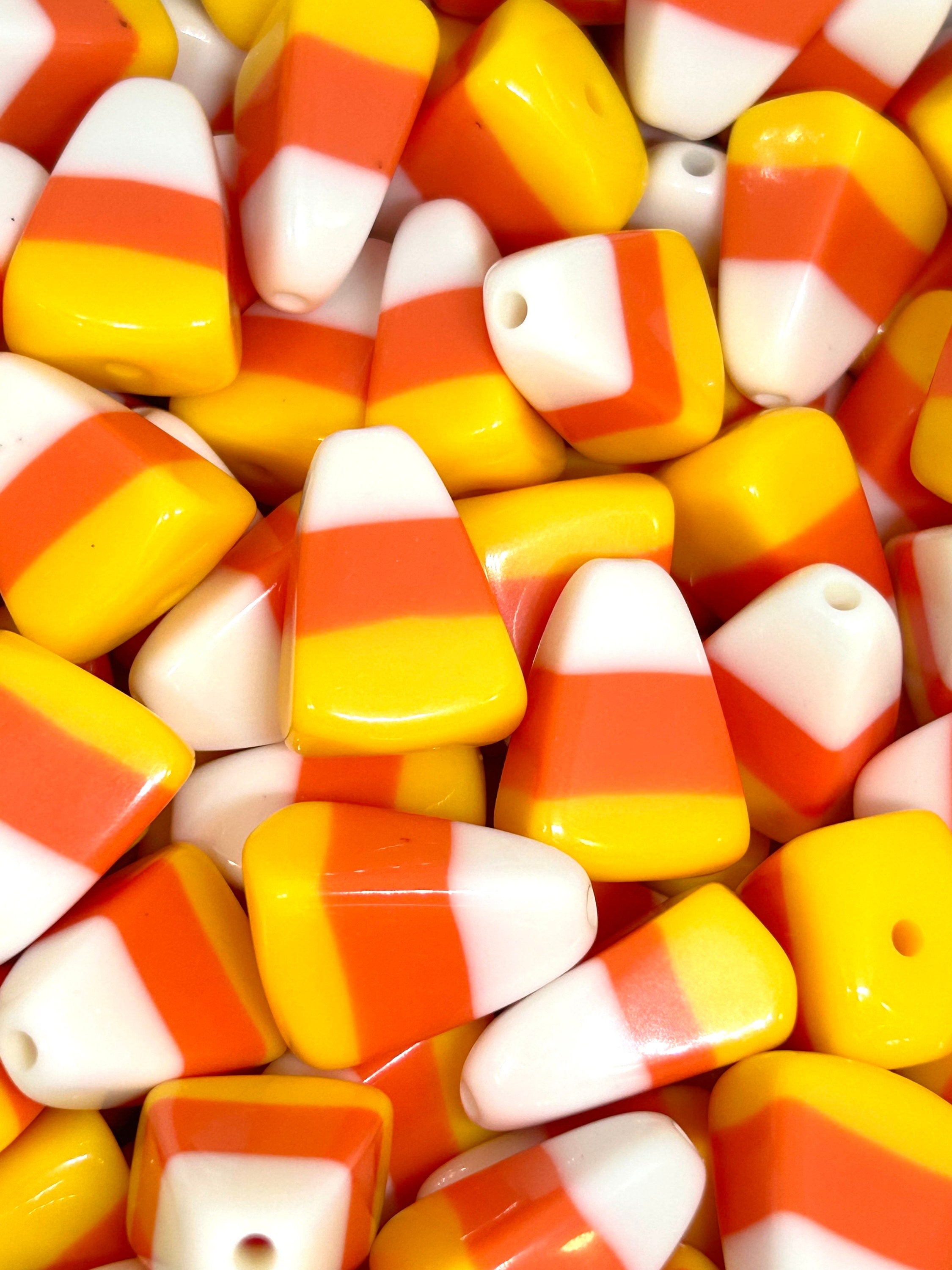 Cute Halloween Candy Corn Beads | Madison Beads
